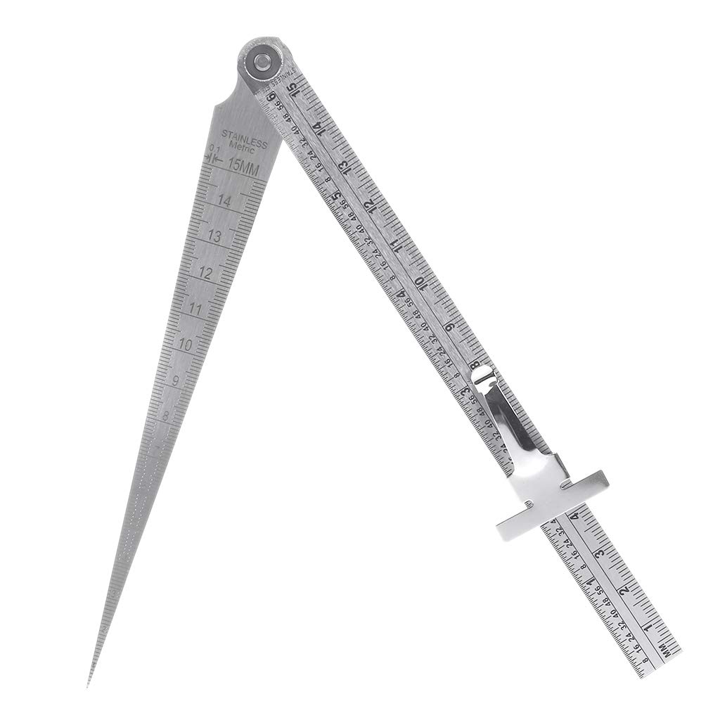 Mua TAIYANBESTT Stainless Steel Welding Taper Gage Feeler Gauge Hole ...