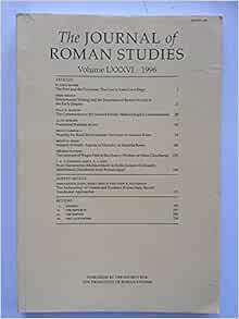 The Journal of Roman Studies, Vol. 86, 1996: Price, Dr. S.R.F.: Amazon ...