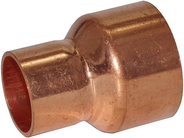 Copper Pressure Coupling Bell Reducer, 7/8" to 3/4" Copper Fitting ...