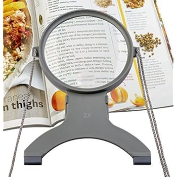 Amazon.com: EasyLifeCare Hands Free Chest Rest LED Magnifier - Neck ...