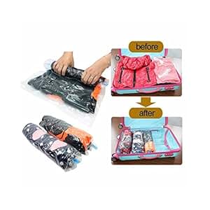 Amazon.com: Large Heavy Duty Pack Of 8 Air Tight Travel Storage Bags ...