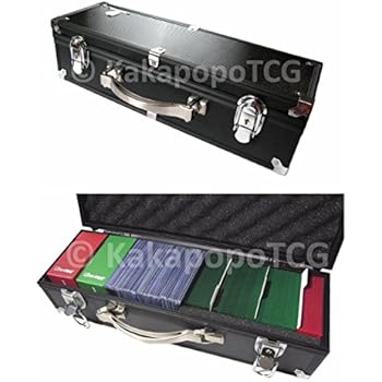 Amazon.com: D3 Black Metal Storage Carry Case Cube for Trading Cards ...