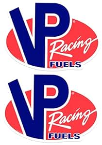Amazon.com: VP Fuels Racing Decals Stickers 4 Inches Long Size Set of 2 ...
