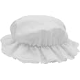 Amazon.com: Nicky Bigs Novelties Adult White Mob Hat - Granny Bonnet ...