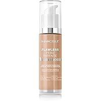 Marcelle Flawless Luminous Foundation, Medium Beige, Hydrating, Oil ...