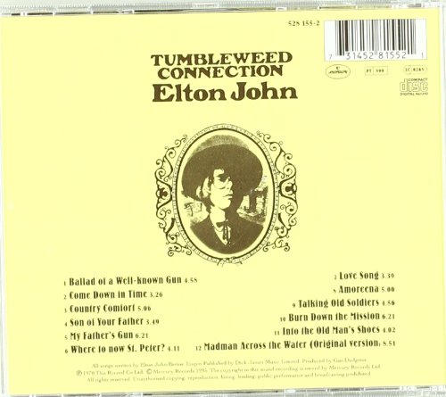 Elton John Album: «Tumbleweed Connection»