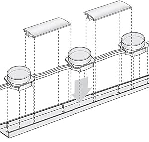 Philips Color Kinetics iColor Flex LMX/eW Flex SLX Mounting Track ...