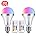 Colour Changing Bulb B22 10W Dimmable, RGBW LED Light Bulbs Mood ...