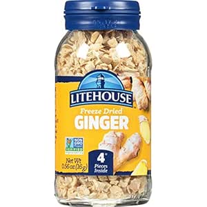Amazon.com : Litehouse Freeze Dried Ginger, 0.56 Ounce : Grocery ...