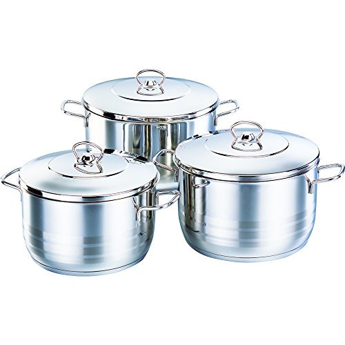 Korkmaz Astra Stainless Steel Capsulated Cookware Set With Stainless ...