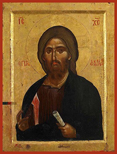 Amazon.com: Christ the Savior Russian Orthodox icon: Handmade