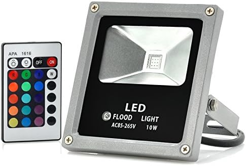 Generic LED Flood Light - 10W, Waterproof, Outdoor Use, Multicolor ...