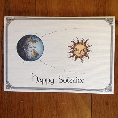 Amazon.com: Happy Solstice handmade card : Handmade Products