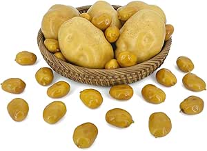 Amazon.com: 35 pcs Artificial Potato Lifelike Fake Vegetable Party ...