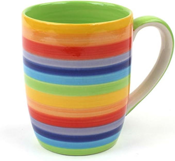 Rainbow mug | Ceramic Rainbow Coffee mug | Rainbow Tea Mug: Amazon.co ...