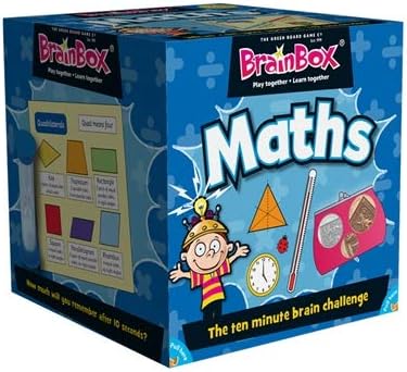 BrainBox | Maths (Supports Key Stage 2 – Ages 7-11) | Card Game | Ages 8+ | 1+ Players | 10 ...