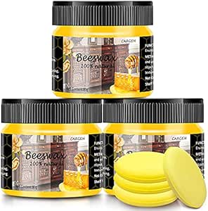 Amazon.com: CARGEN 3 PCS Wood Seasoning Beewax Natural Beewax ...