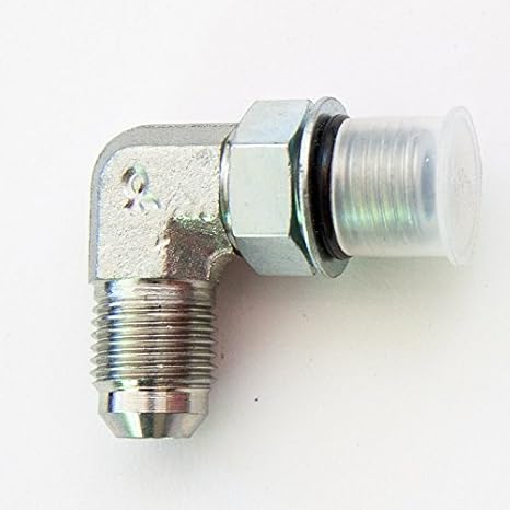Hydraulic 90 Degree 3/8" Hose Fitting: Amazon.com: Industrial & Scientific