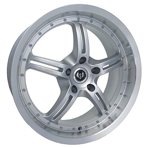 Buy Stern ST-5 Jock Face 19X8.5 5X120 +13mm Hyper Silver Wheel Rim ...