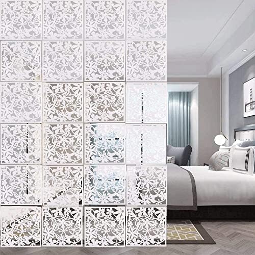 SKADE 24 Pcs Hanging Room Divider Made of PVC Panels Screen, Room ...