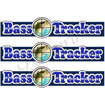 Amazon.com: 9xmarine 3 Bass Tracker Boat Stickers for boat restoration ...