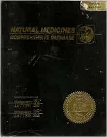 Natural Medicines Comprehensive Database: Therapeutic Research Faculty ...