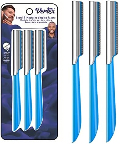 Vertex Beard Shaping Tool Travel Razor - For Men Clean Straight Beard ...