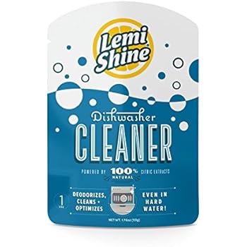Amazon.com: Lemi Shine Dishwasher Cleaner with Machine Wipes-Lemon ...
