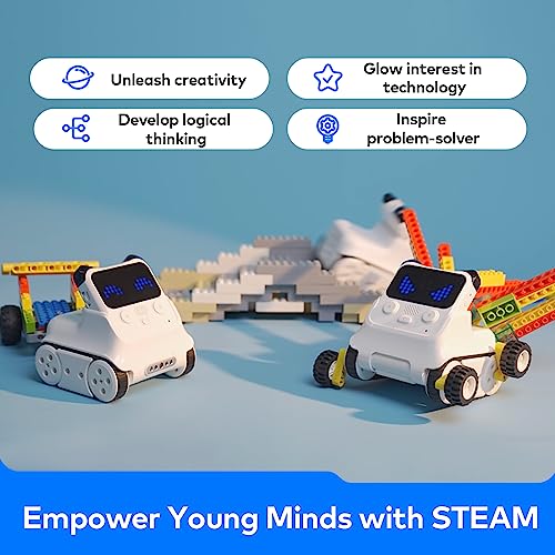 Makeblock Codey Rocky Robot Toy, Programmable and Interactive Emo Robot for Kids 6+, STEM ...