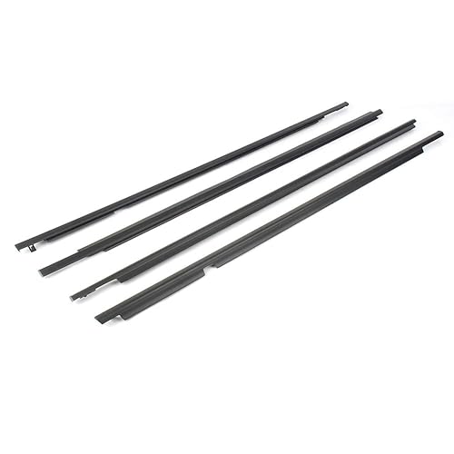 GZYF 4PCS Weatherstrip Window Moulding Trim Seal Belt Weather Stripping ...
