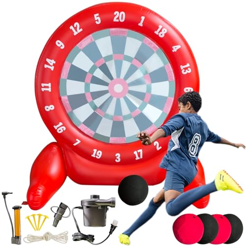 6Ft Tall Giant Kick Darts Games Red Inflatable Giant Kick Darts Games ...