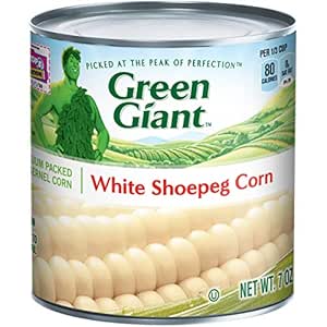 Amazon.com : Green Giant White Shoepeg Corn, 7 Ounce Can (Pack of 12 ...