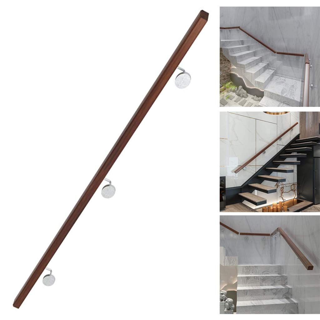 Buy FPigSHS Stair banister handrail Handrail Wooden - 1ft-20ft Complete ...