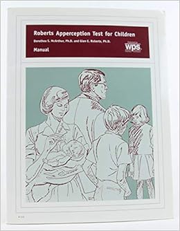 Roberts Apperception Test for Children : Manual: MCARTHER; ROBERTS ...