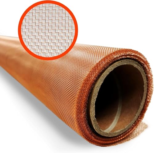 Mua 99.999% Pure Copper Mesh Screen Roll 36-in x 6-ft - Conductive ...