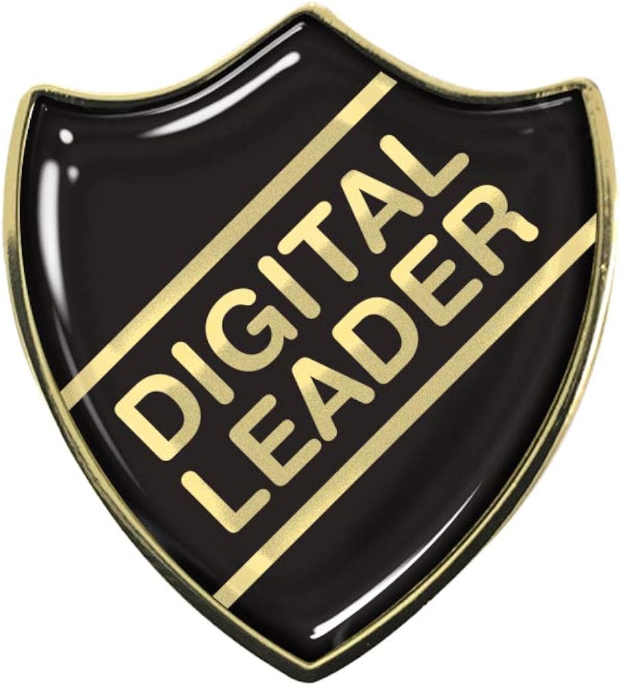 Capricornone Digital Leader Black School Shield Badge: Amazon.co.uk ...