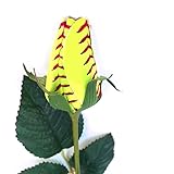 Amazon.com: Personalized Softball Rose - Handmade with Authentic ...