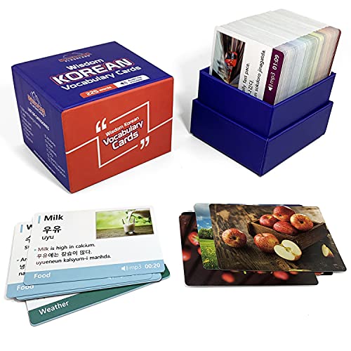 Wisdom Flashcard Learn Korean Vocabulary Flashcards – 225 Korean ...