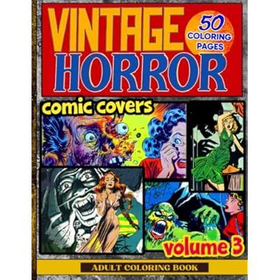 Vintage Horror Comic Covers Volume 3 Adult Coloring Nepal | Ubuy
