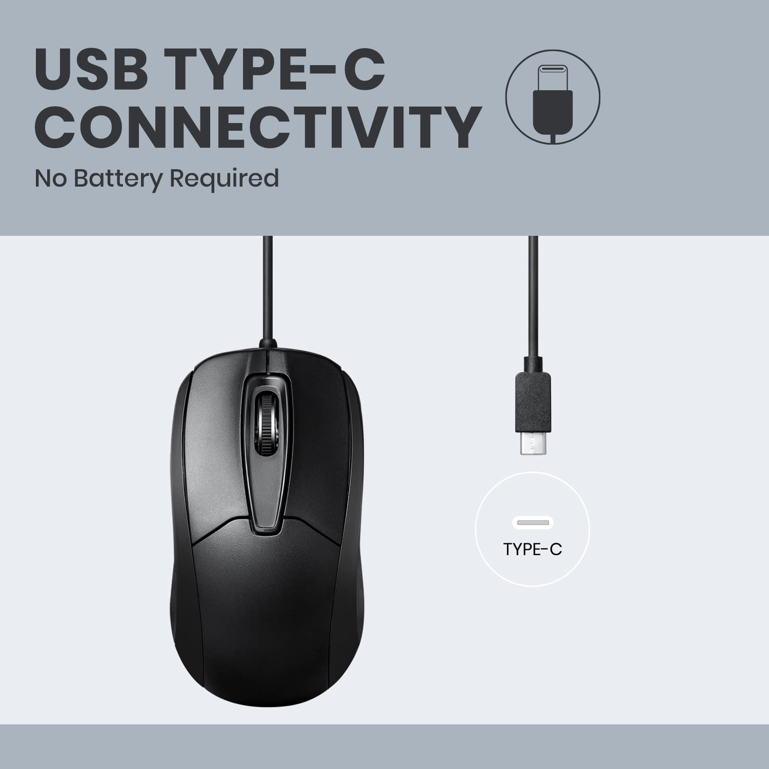 Mua Perixx PERIMICE-209C USB Type C Wired Optical Mouse - 5.9 Ft Cable ...