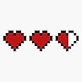 Amazon.com - Minecraft Hearts Sticker Vinyl Bumper Sticker Decal ...