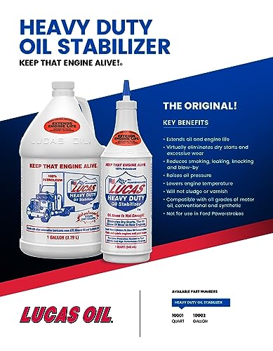 Lucas Oil 10002 Heavy Duty Oil Stabilizer - 1 Gallon on Galleon Philippines
