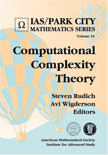 Amazon.com: Computational Complexity Theory (Ias/Park City Mathematics ...