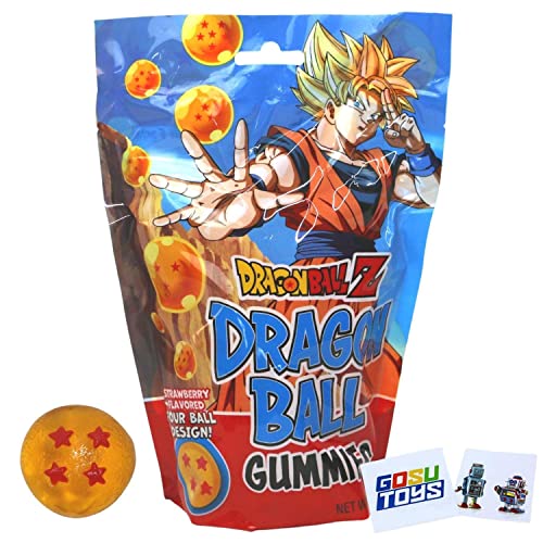 Dragonball Z DBZ Dragon Ball Gummies Four Ball Design Strawberry ...