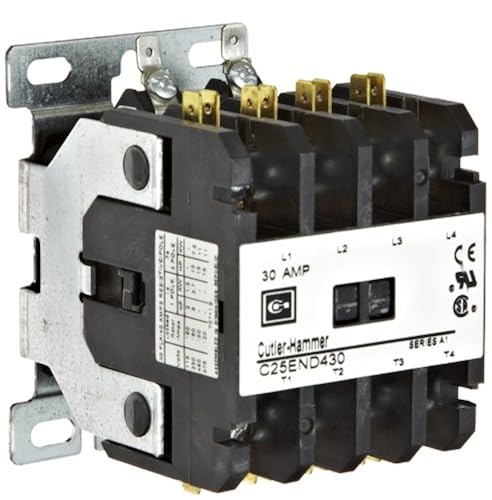 Eaton C25END430T Definite Purpose Contactor, 50mm, 4 Poles, Screw ...