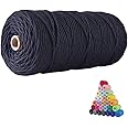 Amazon.com: flipped 100% Natural Macrame Cotton Cord,3mm x109 Yard ...