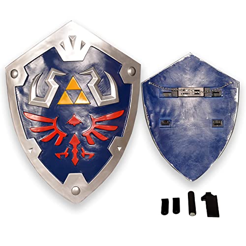 IM-SMELTER 24" Inch Zelda Blue Hylian Shield, Brave Link Shield, PVC ...