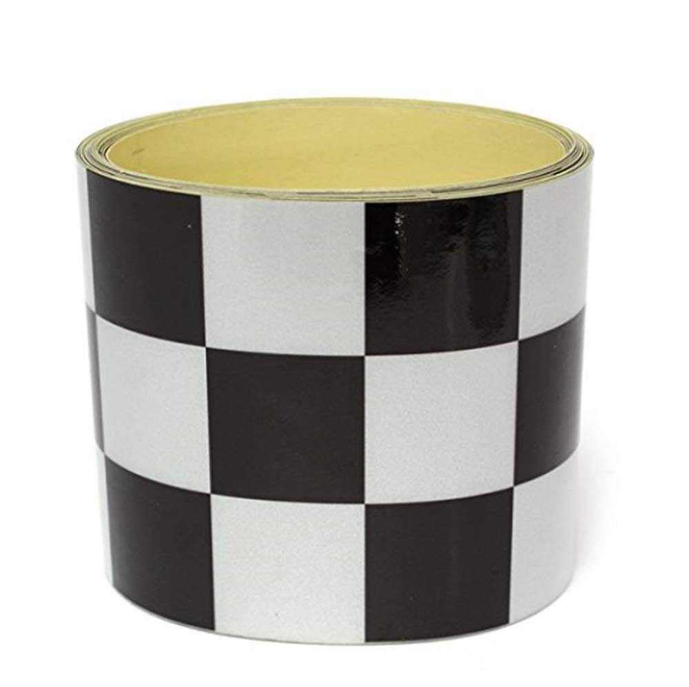 Automotive AtFipan Black White Checkered Flag Vinyl Decal Tape Car ...