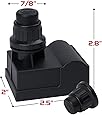 Amazon.com : GasSaf 2 Feet Y-Splitter Low Pressure Propane Regulator ...