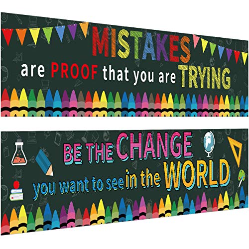 Classroom Banner Decoration 2 Large Motivational Inspirational Posters ...